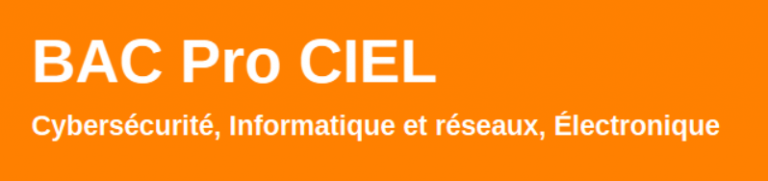 BAC Pro CIEL – Jehan Duperier